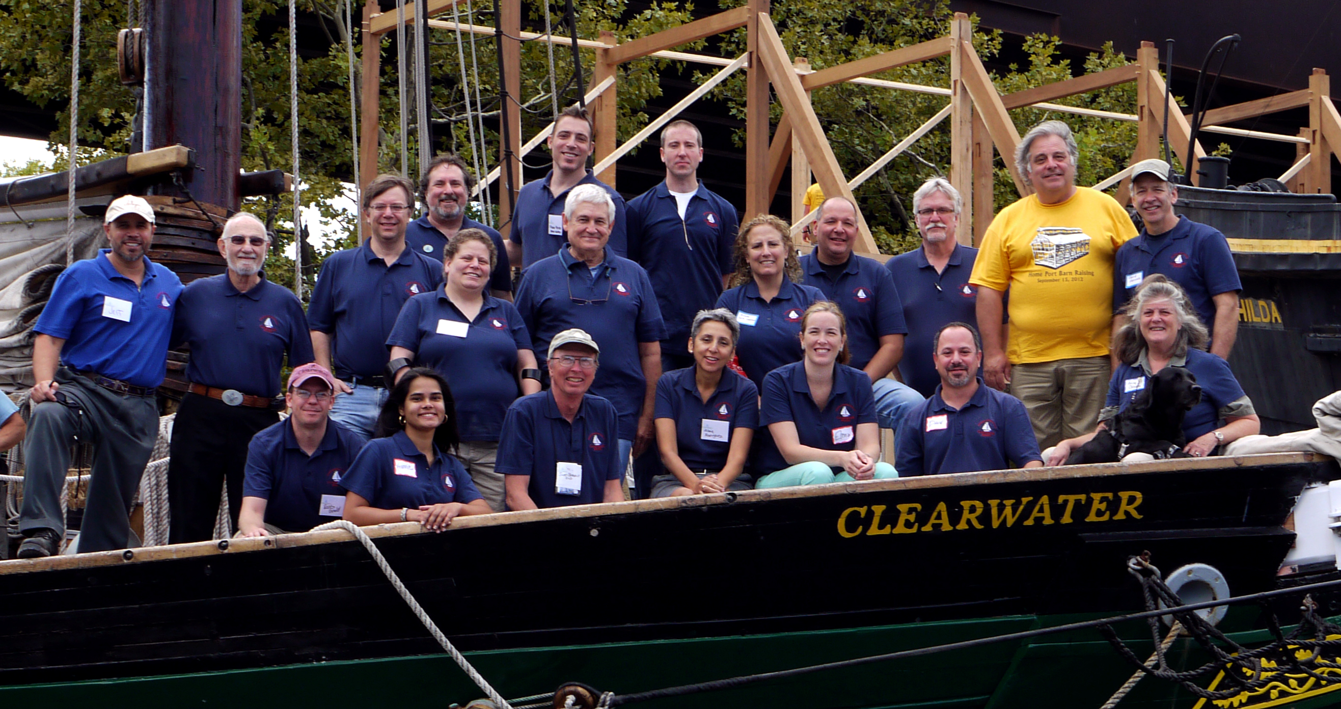 Sloop Clearwater Home Port Raising - Hudson River Sloop Clearwater